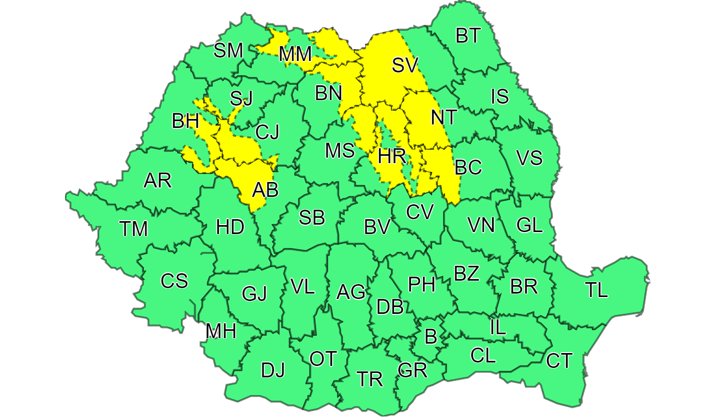 Cod galben 9 martie: ploi însemnate cantitativ | Stiri meteo