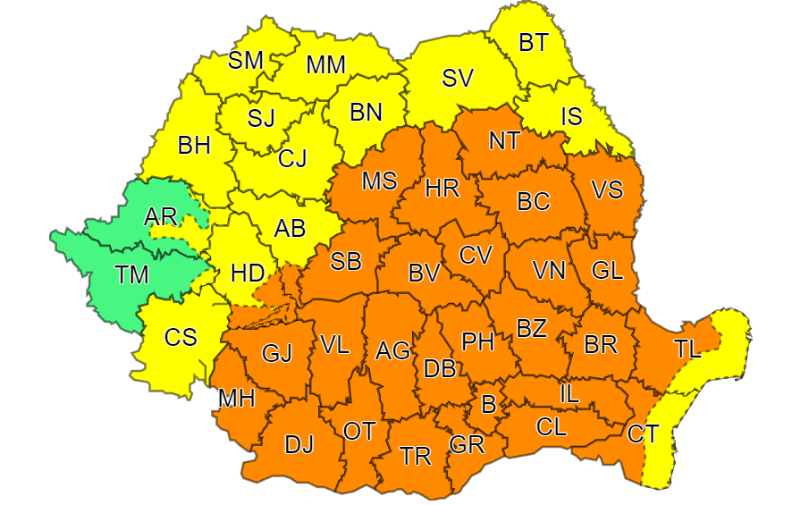 Cod ROȘU 26 iulie: temperaturi extreme, disconfort termic deosebit de ...
