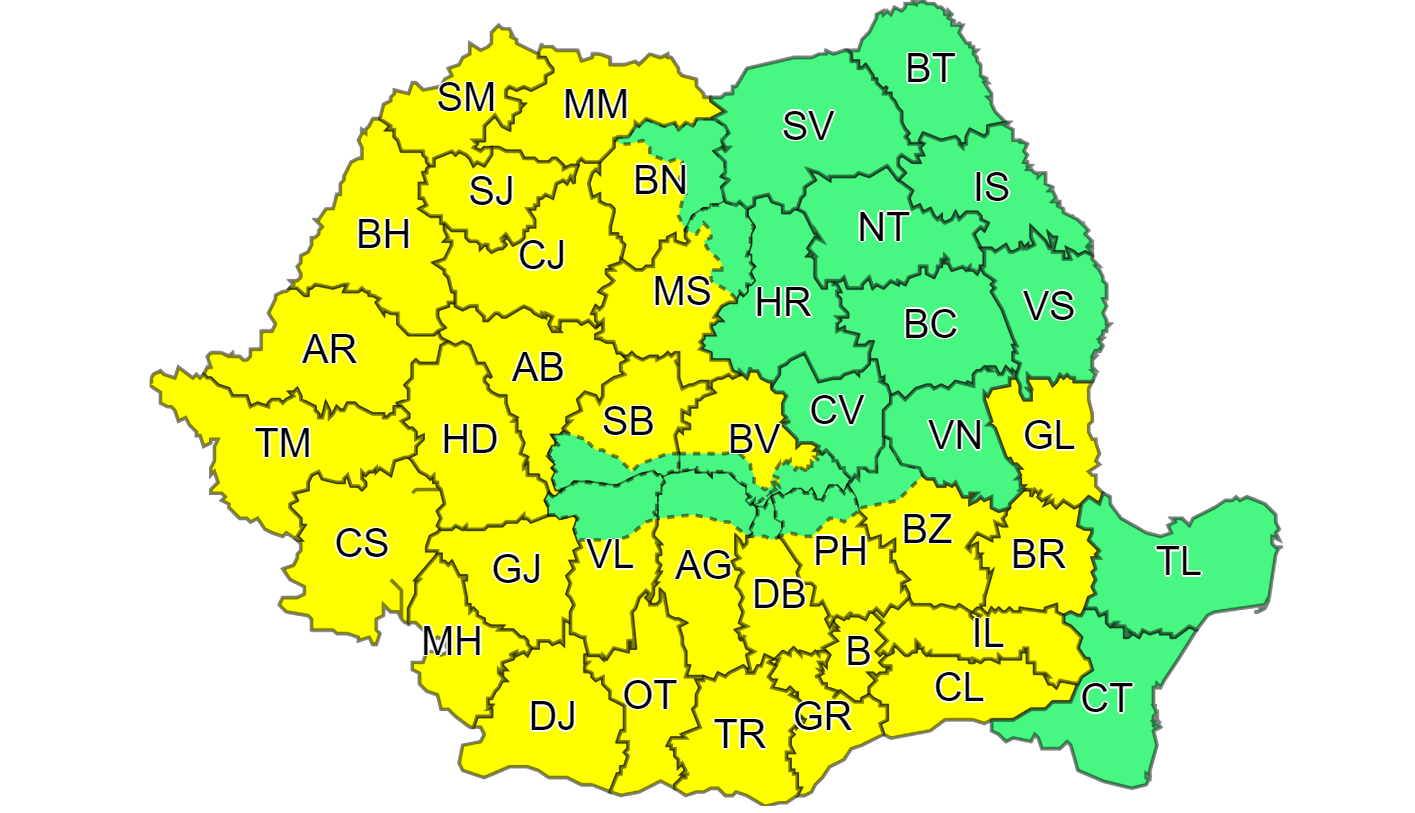 Cod portocaliu 5 – 6 august: instabilitate atmosferică accentuată ...