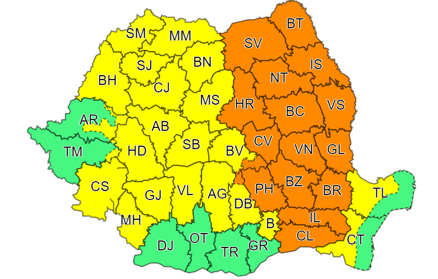 Cod portocaliu 30 august: instabilitate atmosferică accentuată | Stiri ...