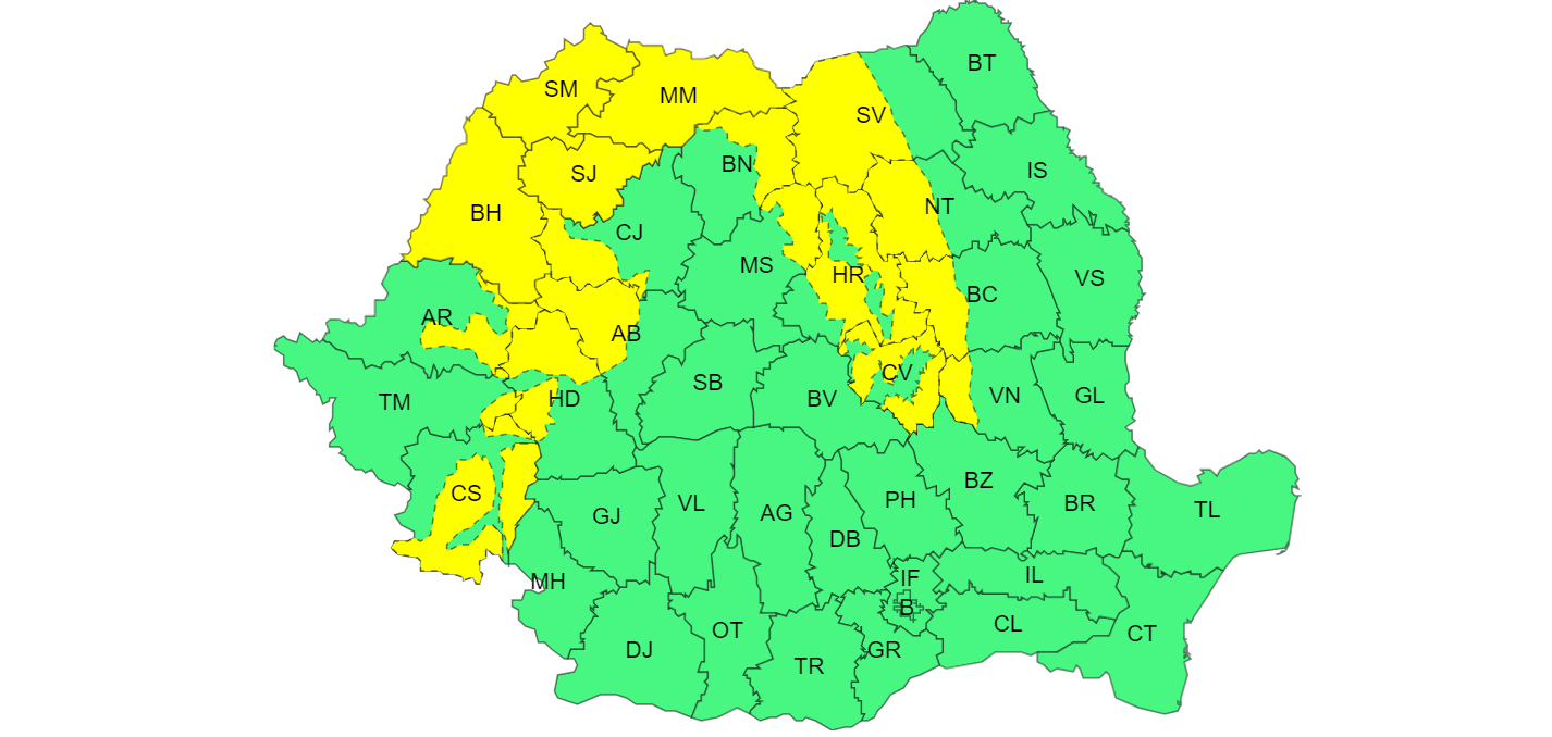 Cod portocaliu 22 – 24 decembrie: viscol puternic | Stiri meteo