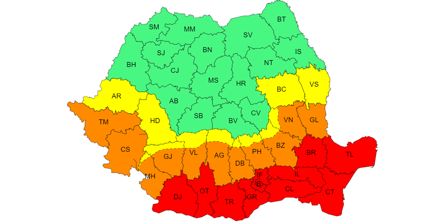 Stiri meteo | Ultimele stiri despre situatia meteorologica din Romania