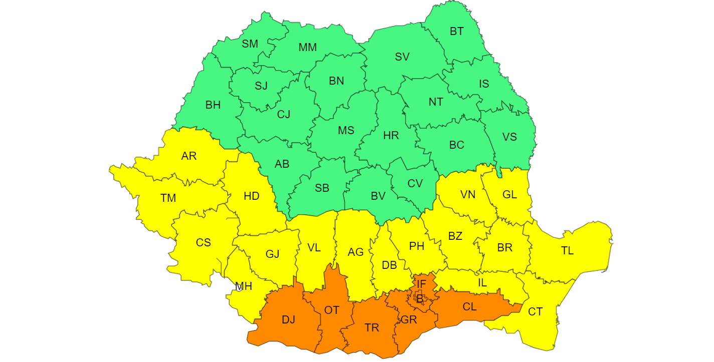 Stiri meteo | Ultimele stiri despre situatia meteorologica din Romania