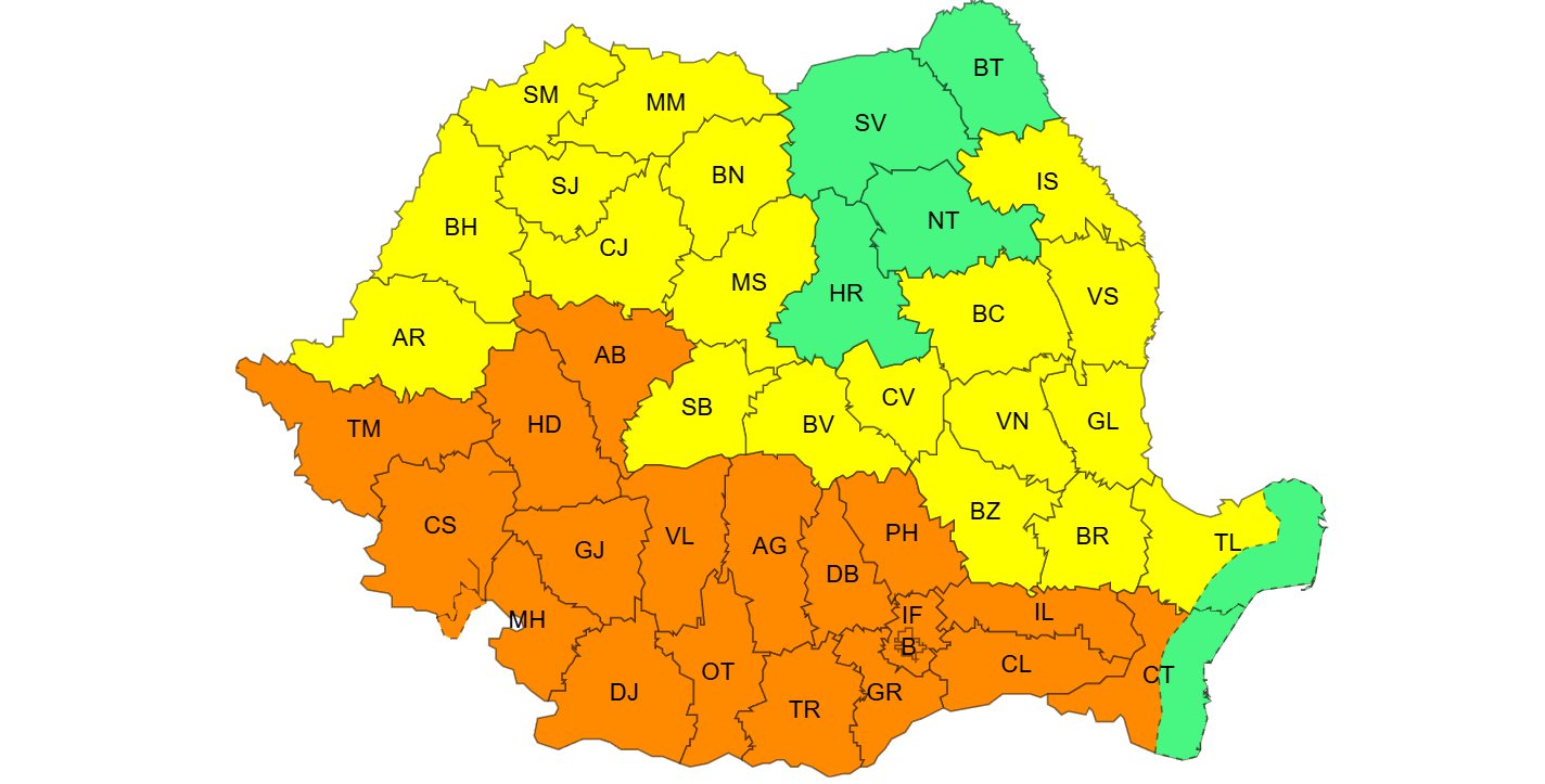 Cod roșu 26 – 27 iulie: val de căldură persistent și intens, caniculă ...